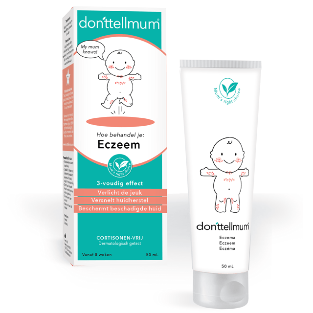 Eczeem behandelen baby of kind 0 -12 jaar | donttellmum Eczeem Repair